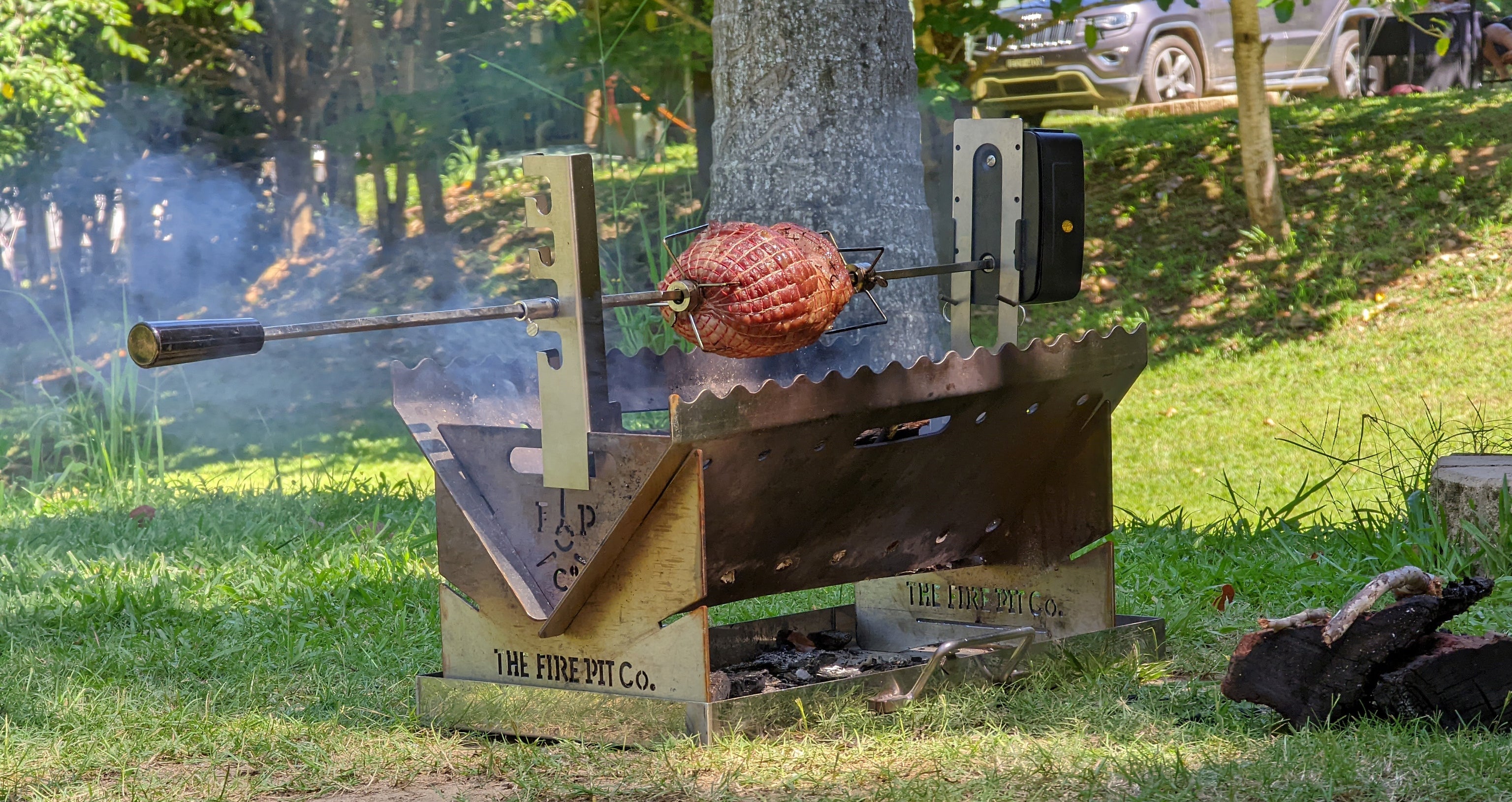 Rotisserie Kit Stainless steel | The Fire Pit Co Australia