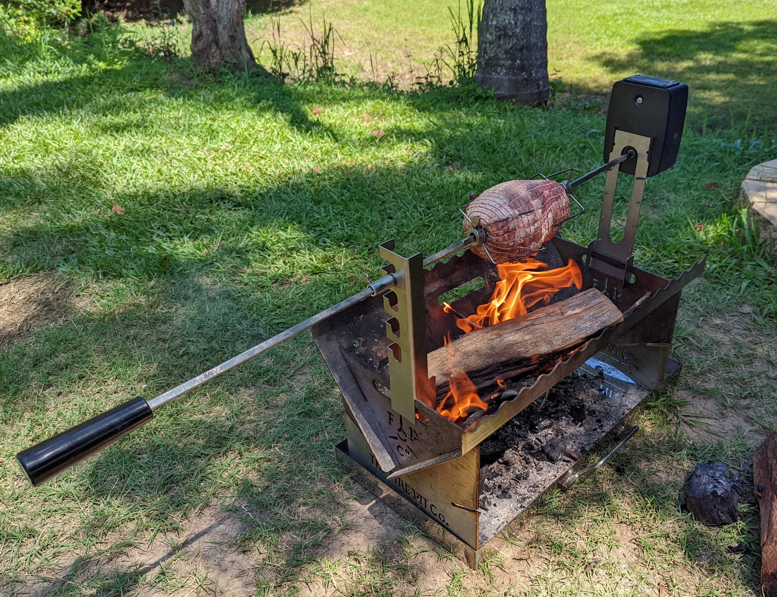 Rotisserie Kit Stainless steel | The Fire Pit Co Australia